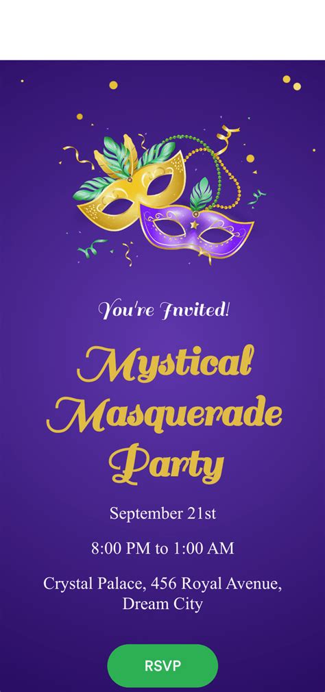 Party Rsvp App Template Jotform