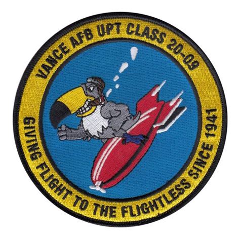Vance Afb Supt Class 20 09 Patch Vance Air Force Base Specialized