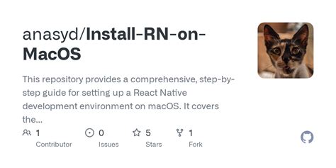 Github Anasydinstall Rn On Macos This Repository Provides A Comprehensive Step By Step