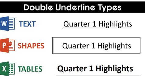 Quick Way To Double Underline In Word 2016 Usstashok