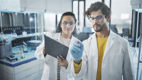 Scientist Writing Project Data Analysis Stock Image F0327957