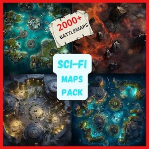 Sci Fi Battlemaps 2000 Maps Bundle For Vttrpg Foundryroll20 Rpg