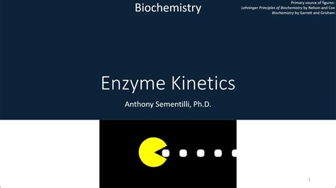 Biochemistry Lecture 7 Enzyme Kinetics Youtube