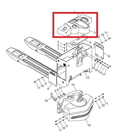 Replacement Cover For Hangcha Electric Pallet Jacks Part Amb155 400001 000 Safe Handling