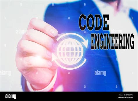 Writing Note Showing Code Engineering Business Concept For Application Of Engineering To The