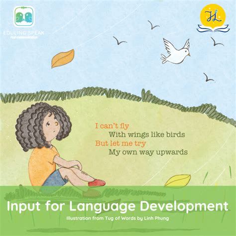 Some Thoughts On Input For Language Development