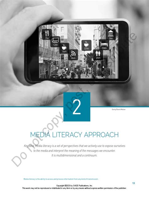 Media Literacy Approach Pdf Information Knowledge