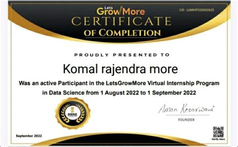 komal more on linkedin connections opportunity internship