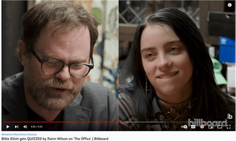 Billie Eilish Having A Bit Of A Celebrity Crush On Dwight