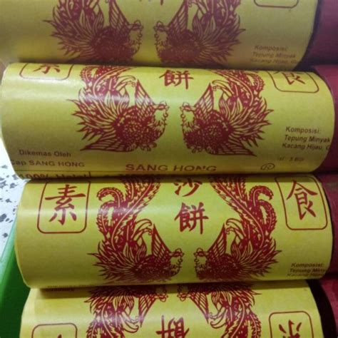 Jual Biskuit Pia Tausa Merek Sang Hong Halal Vegetarian Tausa Hitam