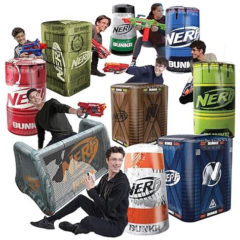 Nerf Bunkr Officially Licensed Stadium Pack Inflatable Battlezone 9