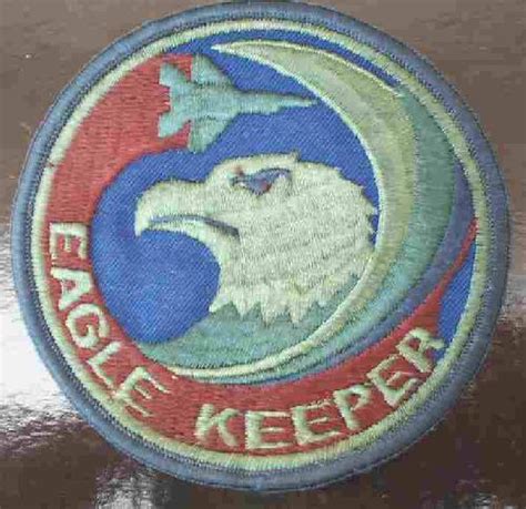Cloth Patch F 15 Eagle Keeper Toned Down Scheme Usafe Lakenheath Plane Store