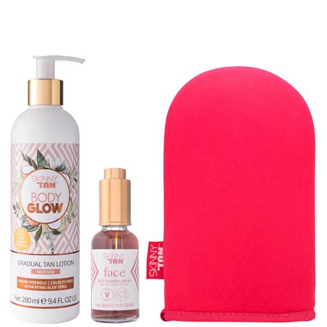 Skinny Tan Face Body And Mitt Bundle Entrega GrÁtis
