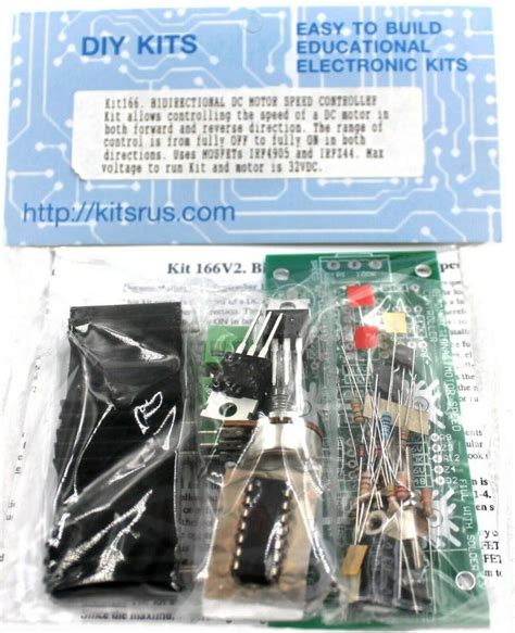 Bidirectional Dc Motor Speed Controller Kit Requires Assembly