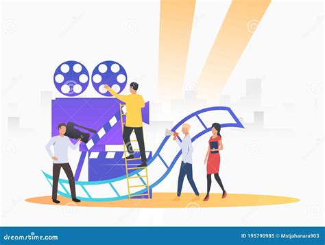 Film Scenario Papers And Pencil Handwritten Movie Script Screenplay Copy Cinema Storyboard