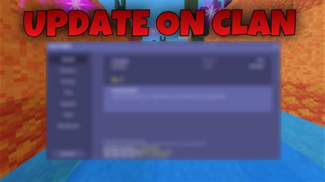 Update On The Clan😱roblox Bedwars Youtube