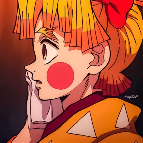 Zenitsu Agatsuma Kimetsu No Yaiba Mangroweeicons🚲 Anime Icons