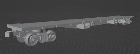 Stl File N Scale Vline Fqx Intermodal Wagon・3d Print Design To Download・cults