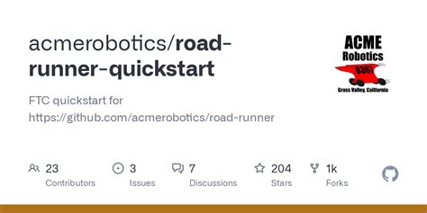 Acmerobotics Road Runner Quickstart Discussions GitHub