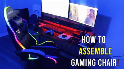 Meangreen How To Assemble A Gaming Chair Hoffree Gaming Chair