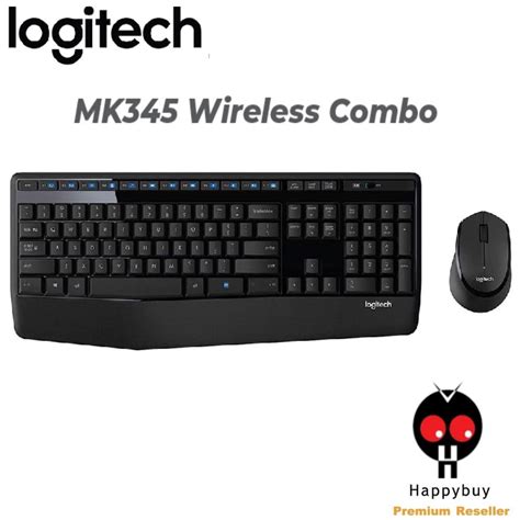 Logitech Mk345 Wireless Keyboard And Mouse Combo Shopee Malaysia
