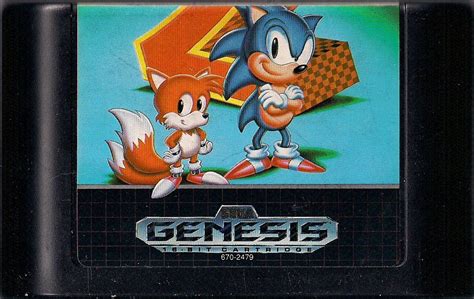 Sonic The Hedgehog 2 1992 Genesis Box Cover Art Mobygames
