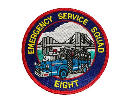 Emergency Service Squad Eight Patch Emergency Responder Products