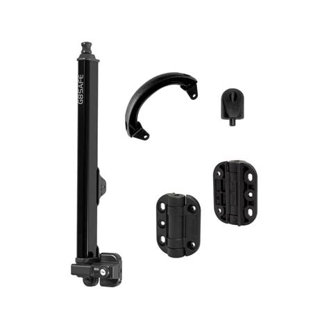 Protectoral Black G8safe Mega Value Pool Key Lockable Gate Latch Kit