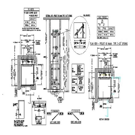Autocad Elevator CAD Blocks DWG Models