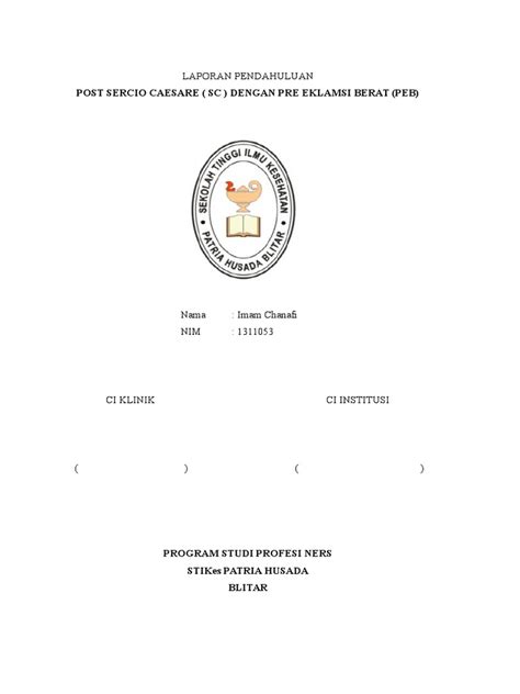 Lp Post Sc Dengan Peb Pdf