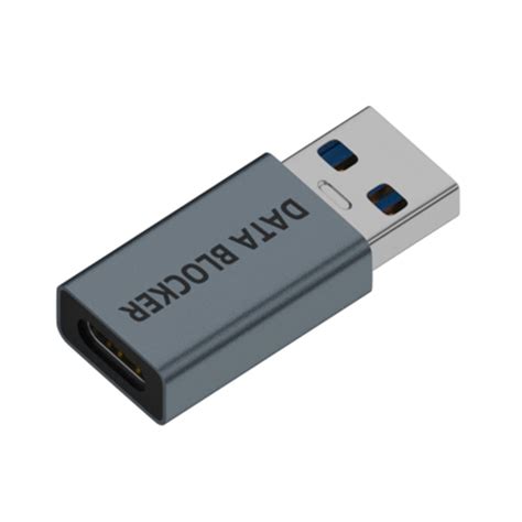 Secure Charging Adapter Data Transfer Prevention Lightweight Pocket