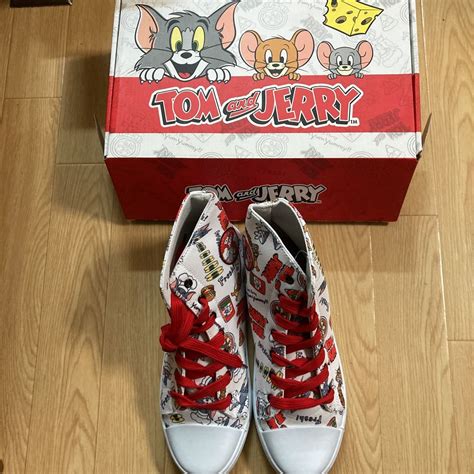 Yahooオークション トムとジェリー ハイカットスニーカー
