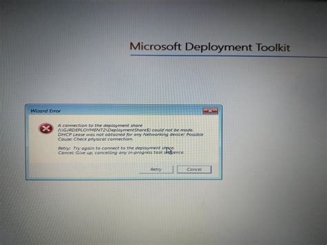 Microsoft Deployment Toolkit Connection Issues Windows Level Techs Forums