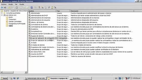 Agregar Usuarios Y Asignarle Permisos En Windows Server 2008 Youtube