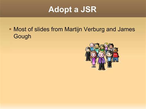 Adopt A Jsr Njug Edition Ppt