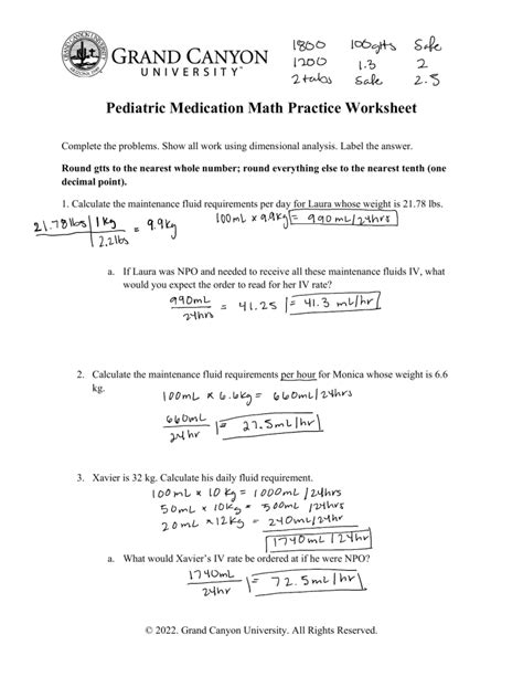 Medication Math Problems At Evie Rounsevell Blog