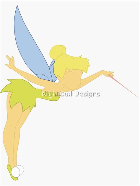 Tinkerbell Sticker For Sale By Nightowl Designs Redbubble