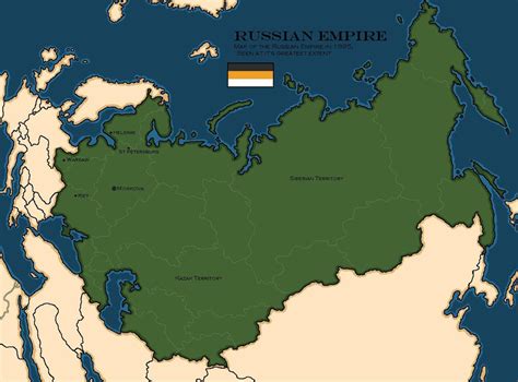 Russian Empire Map Administrative Divisions Of Russian Empire
