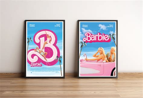 Barbie Ryan Gosling Margot Robbie Movie Poster Sold By Mon Mothma