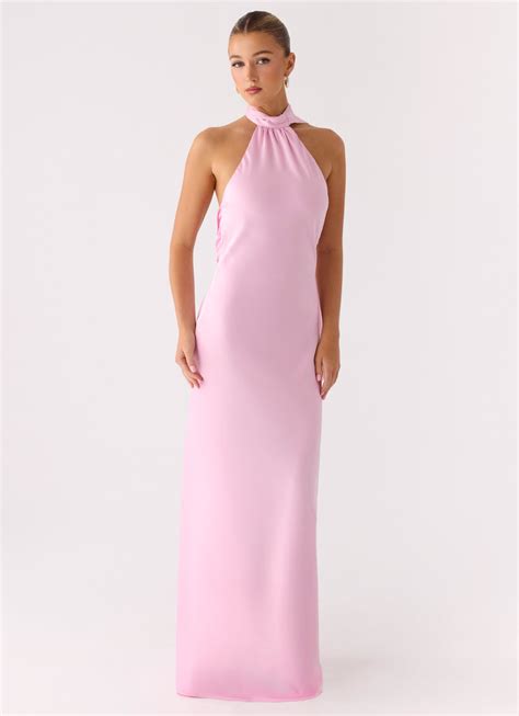 Keena Scarf Maxi Dress Pink Peppermayo