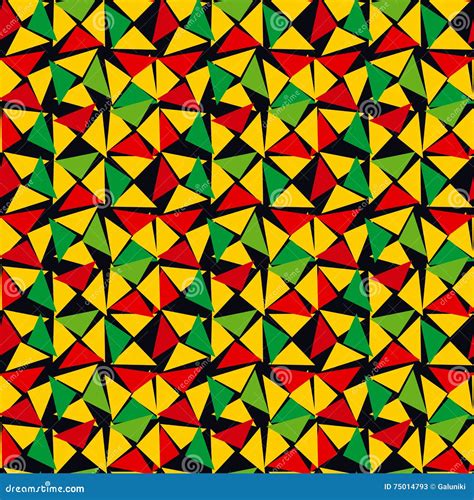 Classic Reggae Color Music Background Vector Illustration 76667820