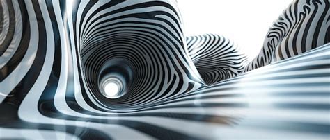 Optical Illusion Abstract Patterns Premium Ai Generated Image