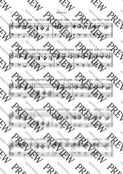 악보 Major 2 5 1 예쁜 보이싱 조은혜