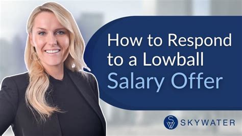 How To Respond To A Lowball Salary Offer Lindsay Dubbeldee