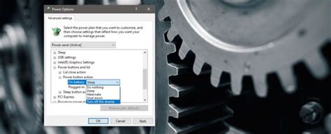 Windows 10 Power Button To Turn Off The Display