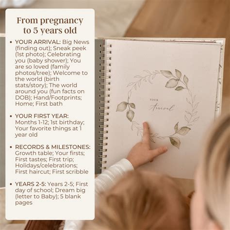 'Olive' Gender Neutral Baby Record Book - Peachly | Peachly Australia