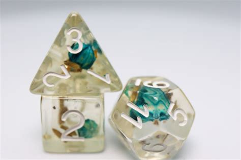 Morning Glory Seed Rpg Dice Set Foam Brain Games