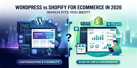 Wordpress Vs Shopify 2026 Which Is Best For Ecommerce