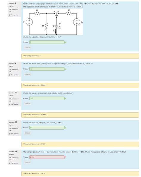 Solved For The Problems On This Page Refer To The Circuit