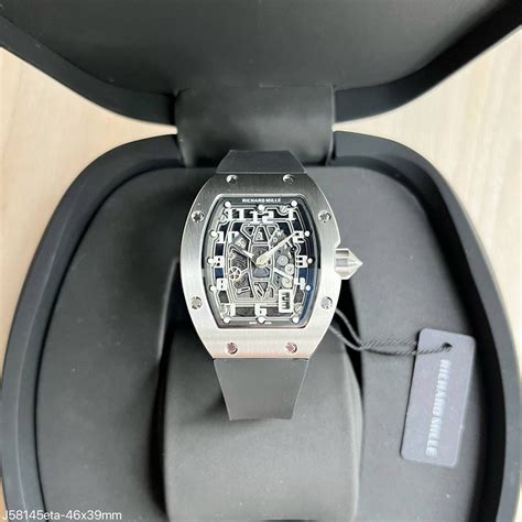 Richard Mille Rm 67 01 Prata Réplicas De Relógios Premium Aaa